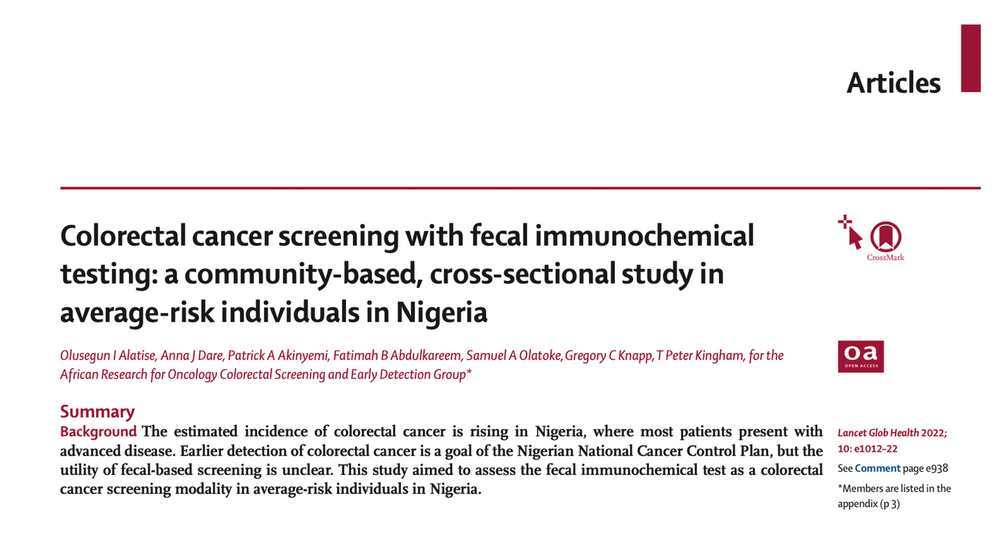 Colorectal Cancer Screening with Second Generation FIT | Pinnacle BioLabs