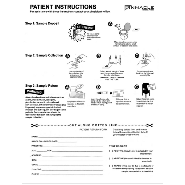 Fecal Immunochemical Test Resources | Pinnacle BioLabs