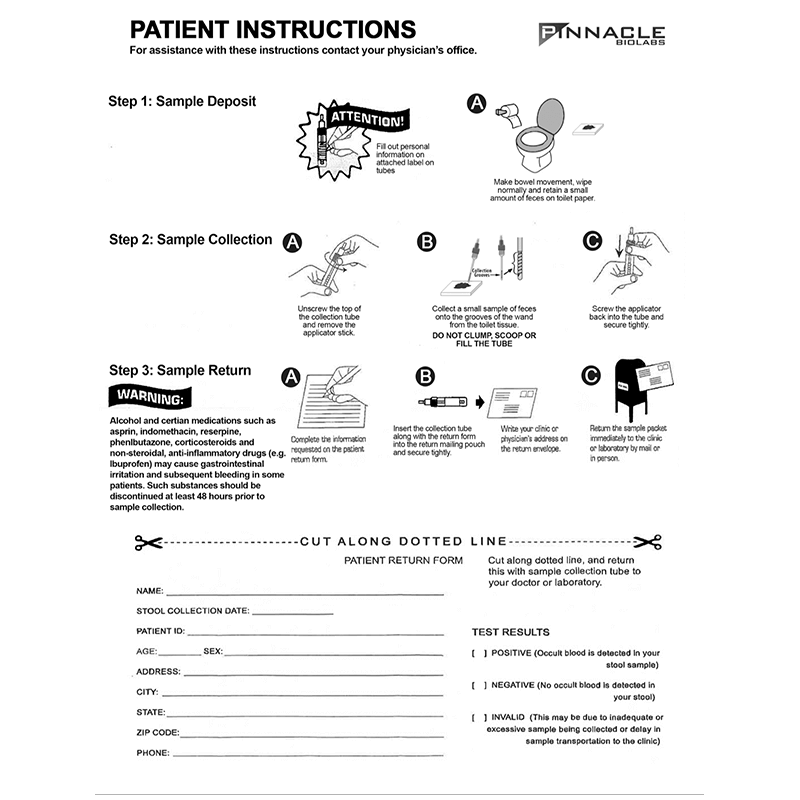 Fecal Immunochemical Test Resources | Pinnacle BioLabs